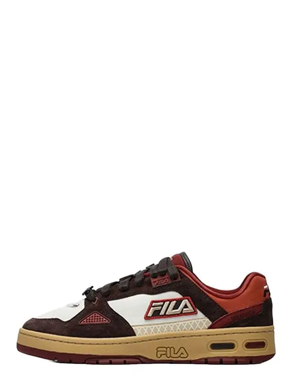 FILA FUSION Teratach Skate Shoes - Red/white/brown