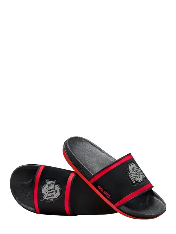 Nike Offcourt Slide 'ohio State - Black/university Red/pewter Grey