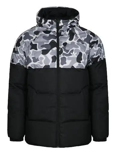 Adidas Neo Color Block Down Jacket - Black