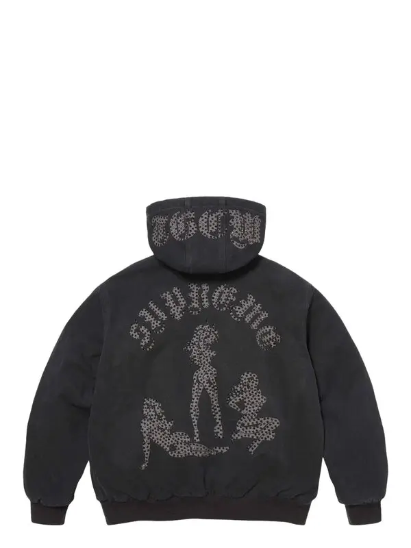 Supreme X The Great China Wall Hooded Work Jacket - Black