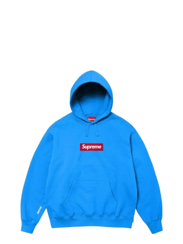 Supreme Fw25 Box Logo Hoodie - Blue