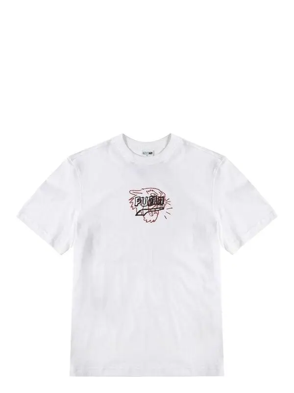 PUMA Btl Graphic T-shirt - White