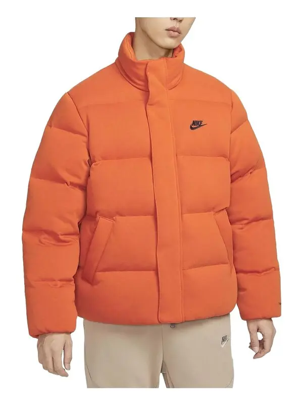 Nike Oversized Padded Jacket - Orange