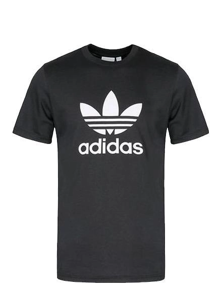 Adidas Original Trefoil Tee White - Black