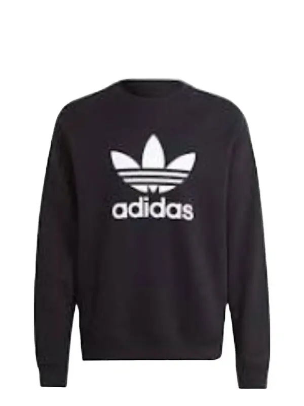 Adidas Adicolor Classics Trefoil Crewneck Sweatshirt - Black/white