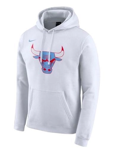 Nike Animal Pattern Printing Knit Hoodie - White