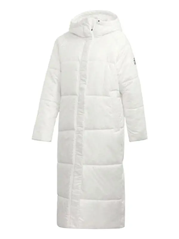 Adidas Extended Baffle Parka - White
