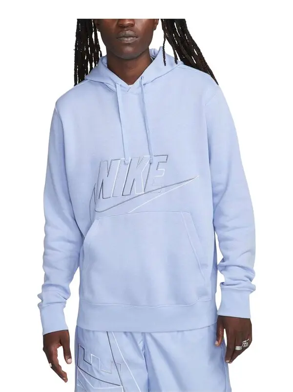 Nike Club Fleece Pullover Hoodie - Light Blue