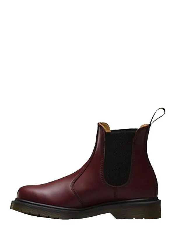 Dr. Martens 2976 Smooth Chelsea Boots - Cherry Red