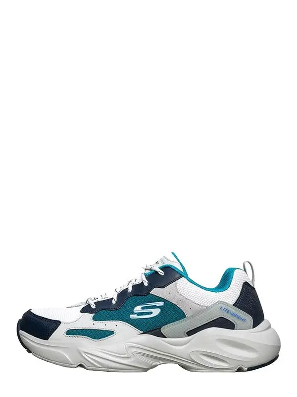 Sketchers Stamina Airy Low-top Sneakers - Whitebluegreen