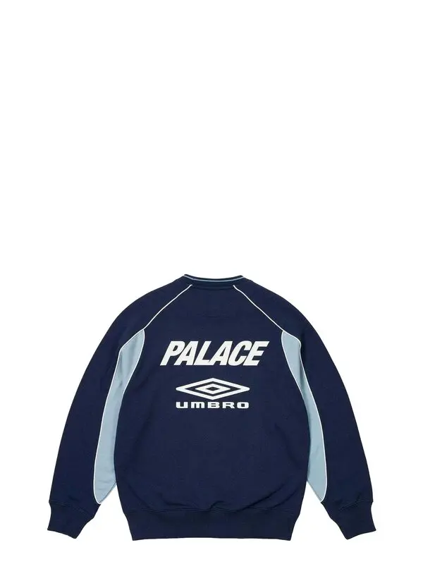 PALACE X Umbro Crewneck Sweatshirt - Blue