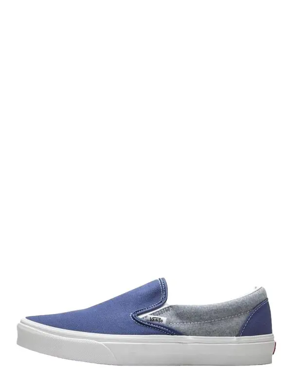 VANS Slip-on Chambray Sneakers - Blue/grey
