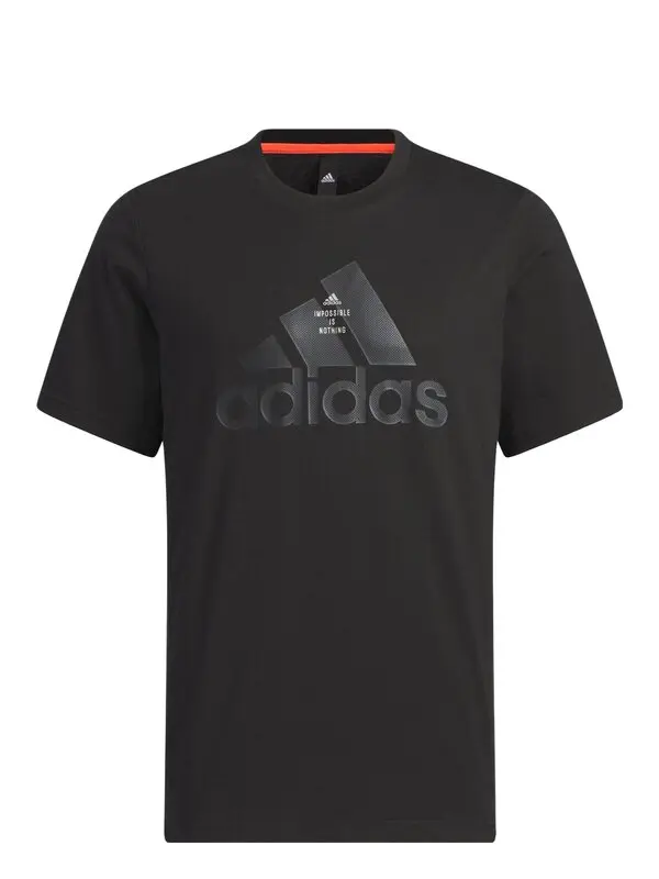 Adidas Tech Logo T-shirts - Black