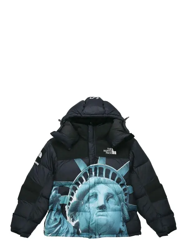 Supreme X The North Face Statue Of Liberty Mountain Jacket - Black/blue