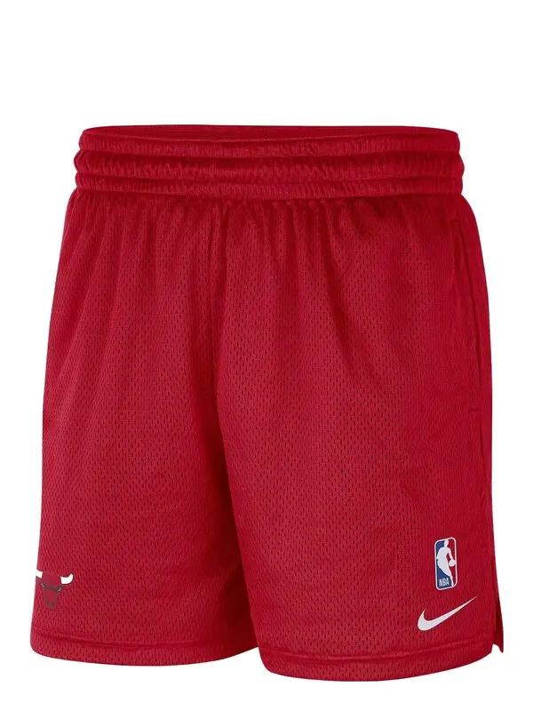 Nike X Nba Chicago Bulls Basketball Shorts - Red/multi-color