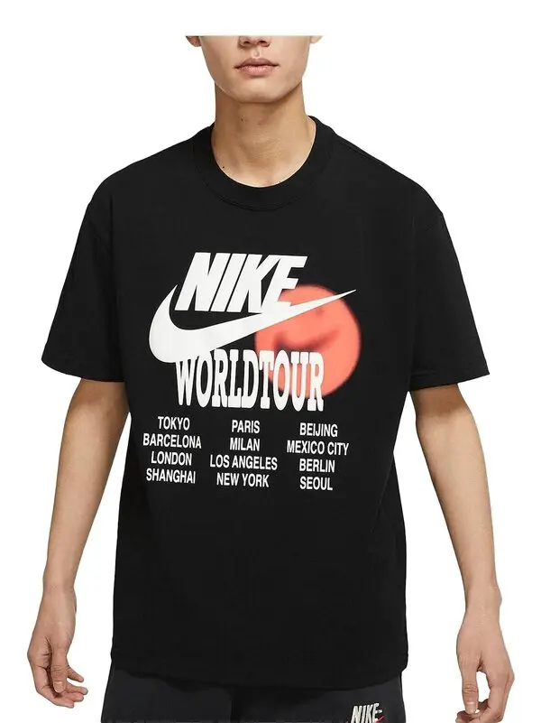 Nike Worldtour Logo T-shirts - Black