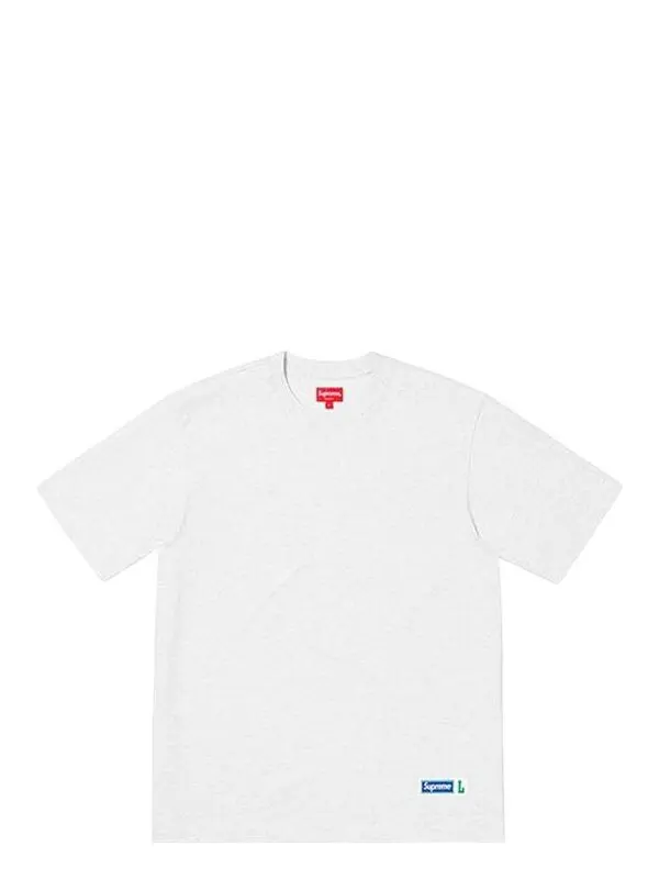 Supreme Ss19 Athletic Label Tee Sports Short Sleeve Gray - Grey
