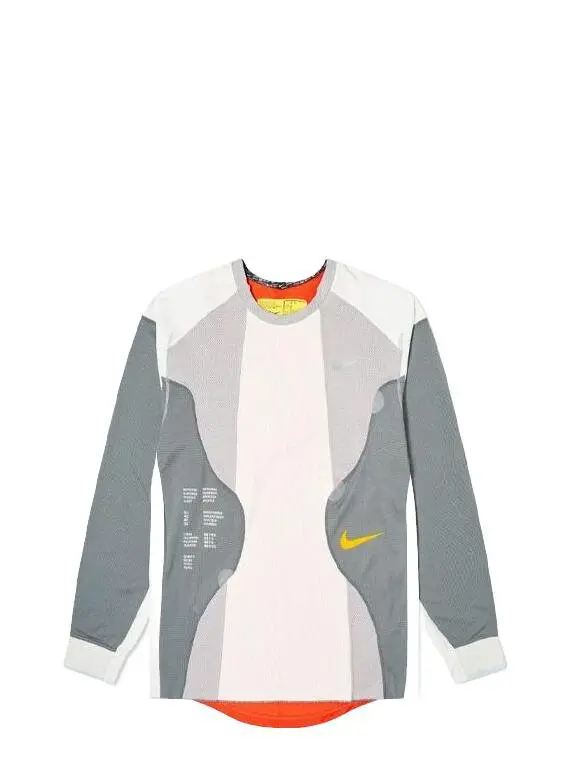 Nike Ispa Dri-fit Long-sleeve Top - Grey/summit White/red