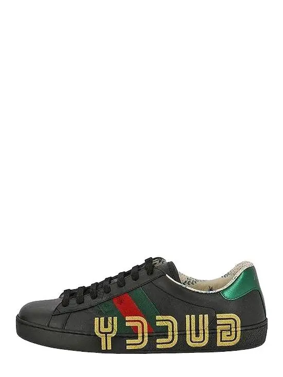 Gucci New Ace 'guccy' Sneakers - Black