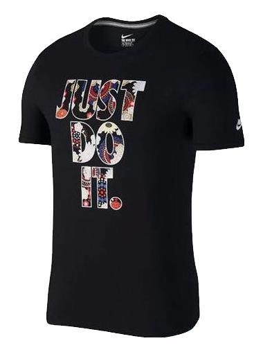 Nike Jdi Printed Short Sleeve T-shirt - Black