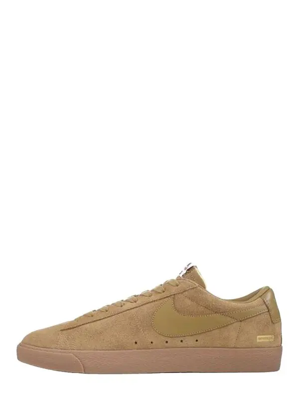 Nike Supreme X Blazer Low Gt 'golden Beige - Creamyellow/creamyellow/brown