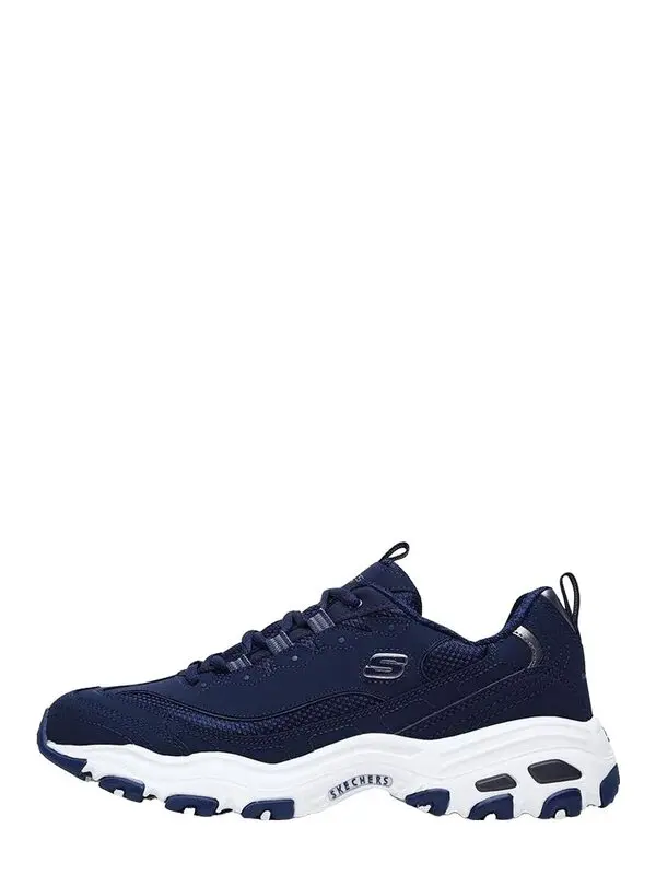 Sketchers D'lites Low Top Sneakers - Navy Blue/white