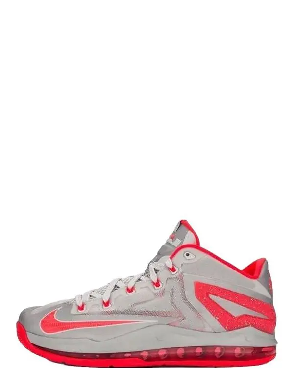 Nike Lebron Low Athletic Sneakers - Red/grey