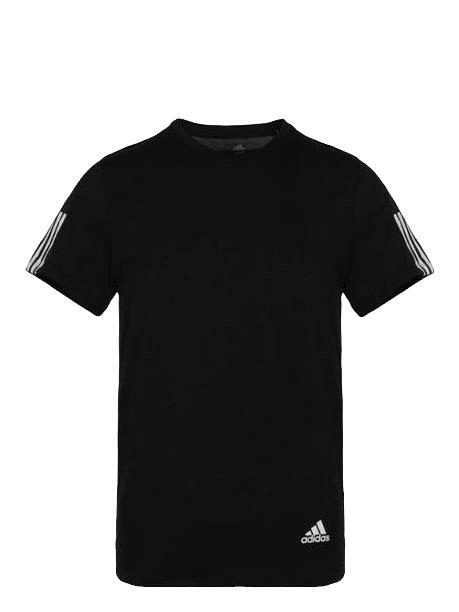 Adidas Run It Tee Soft Sports Round Neck Short Sleeve - Black