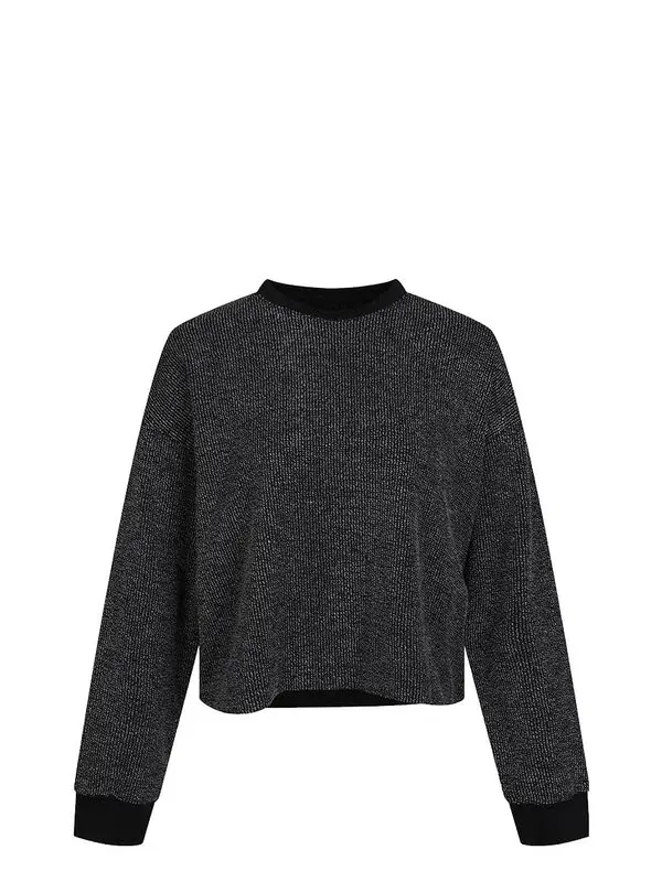 Nike Asymmetrical Yoga Statement Clean Cover-up Sweatshirt - Black
