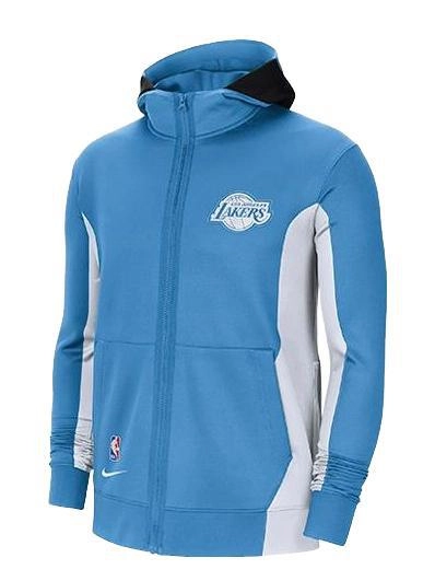 Nike Therma Flex Los Angeles Lakers Full-zip Hoodie - Blue