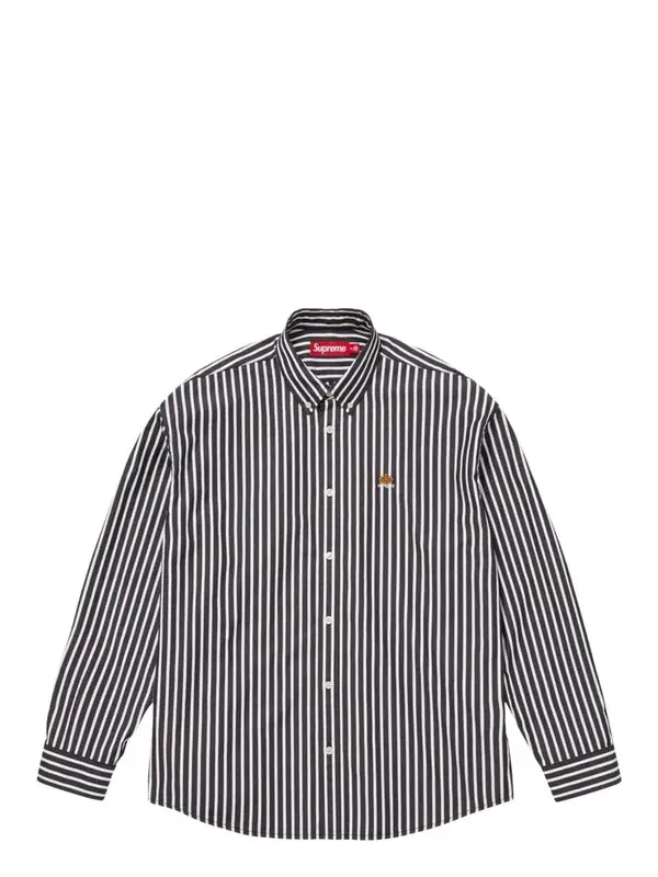 Supreme Ss26 Stripe Shirt - Black