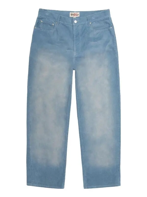 StÜssy Faded Corduroy Classic Jeans - Blue