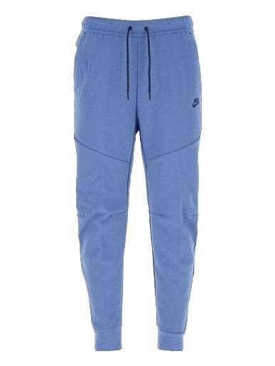 Nike Nsw Tch Flc Jggr Solid Color Logo Bundle Feet Sports Pants/trousers/joggers - Blue