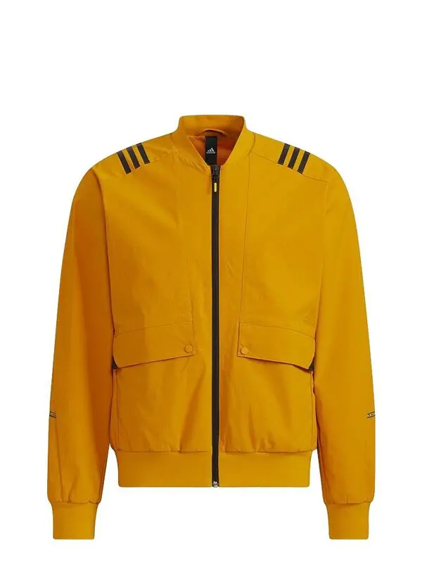 Adidas Th Bomb" Bomber Jacket With Stripe Printing - Default Color