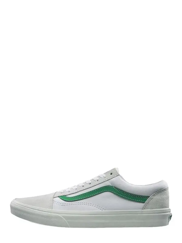VANS Old Skool "vintage Sport" Low Top Sneakers - White/green
