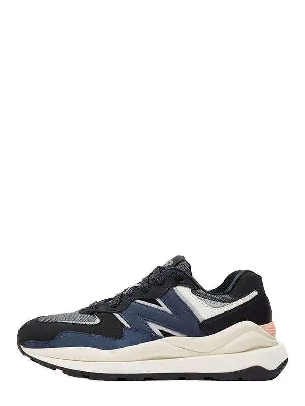 NEW BALANCE 57/40 Lace Up Sneakers - Black/navy Blue/gray