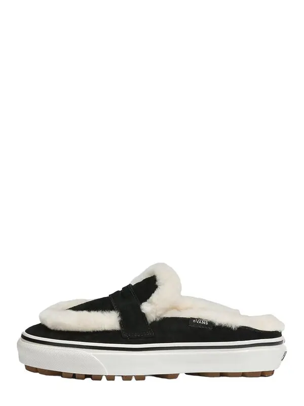 VANS Shearling Mule Dx - Black/white