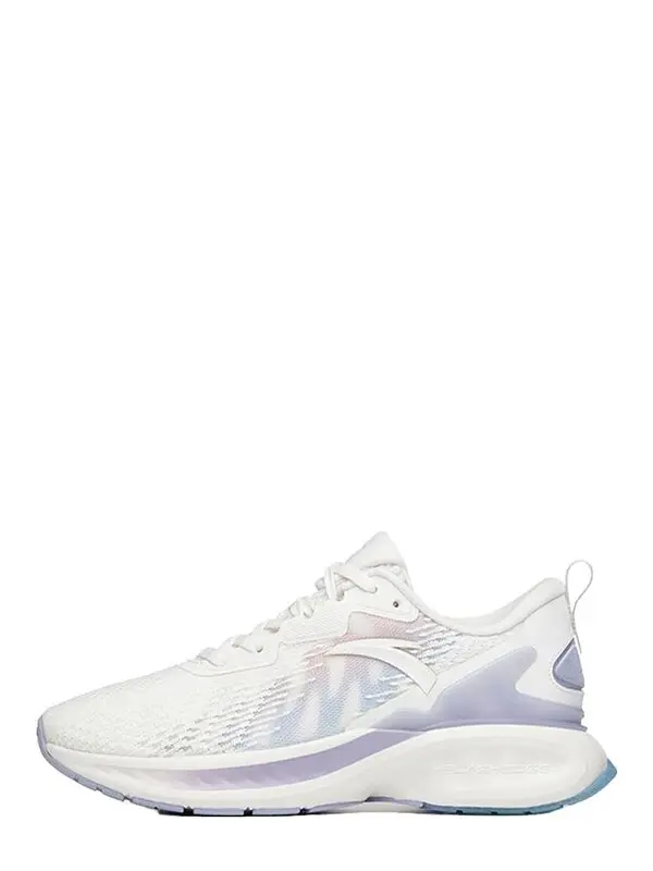 ANTA Athletic Lace-up Sneakers - White/purple