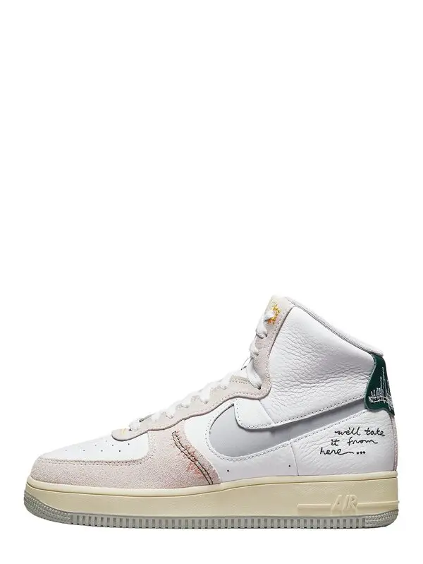 Nike Force 1 High Sculpt Sneakers - White/grey