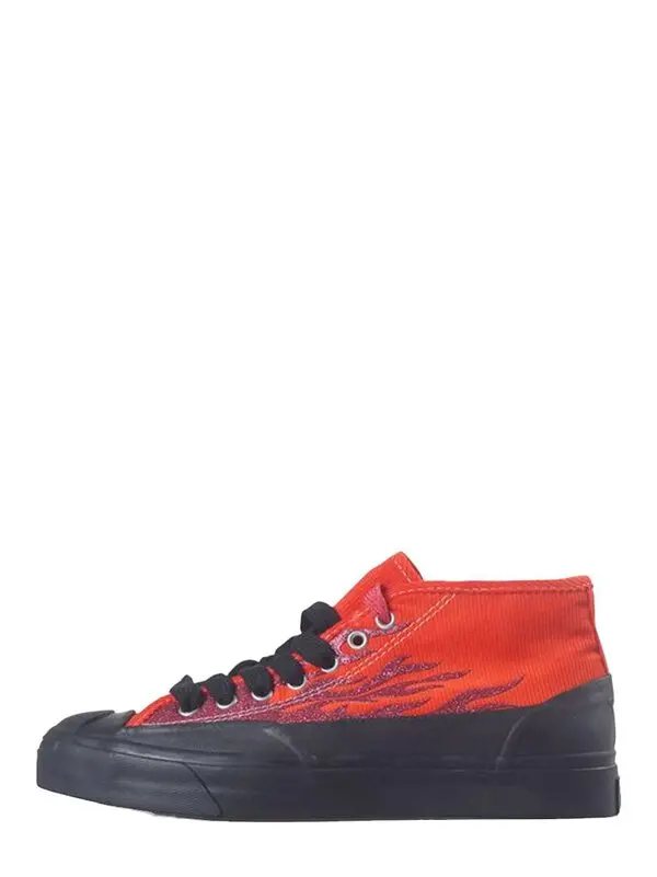 CONVERSE Asap Nast X Jack Purcell Mid Flames' Sneakers - Red