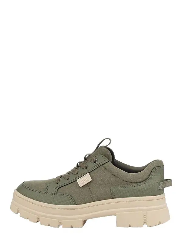UGG Ashton Hybrid Lace-up Sneakers - Moss Green