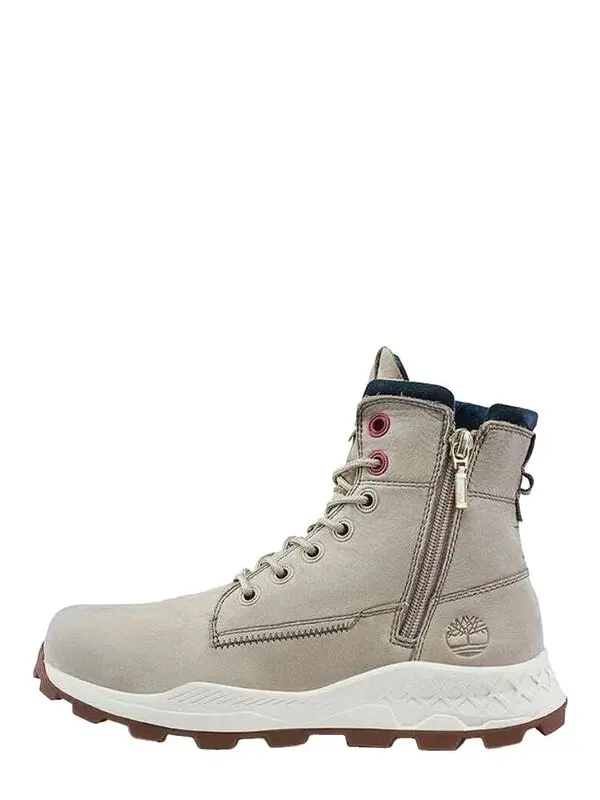 Timberland Brooklyn Side Zip Boots - Beige/brown/black