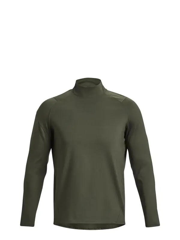 Under Armour Rush Coldgear Mock Long Sleeve T-shirt - Green