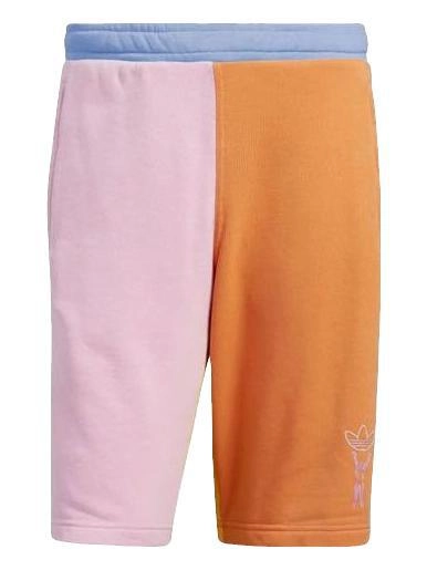 Adidas Originals Love Unites Color Blocked Sports Shorts - Multi-color