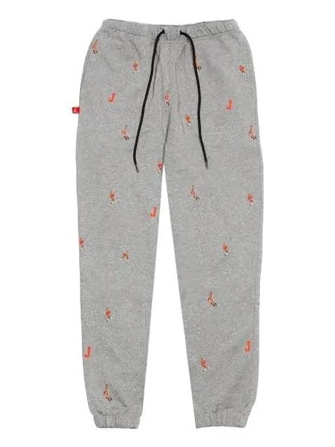 JORDAN Printed Sweatpants - Grey