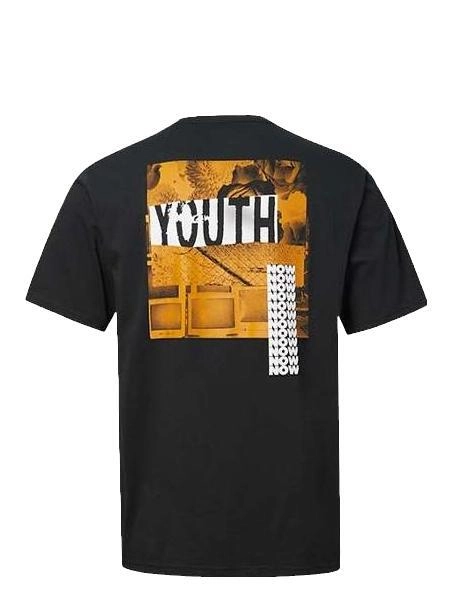 CONVERSE Alphabet Printing Short Sleeve - Black