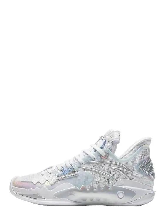 ANTA Shock Wave 5 'inherit' Basketball Sneakers - White/silver
