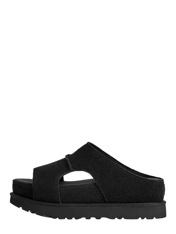 UGG Goldenstar Hi Cutout Slide Platform - Black