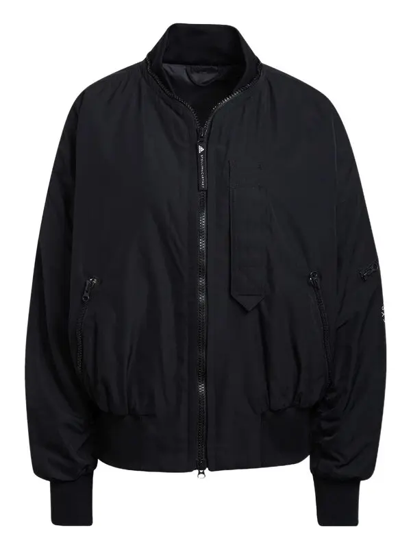 Adidas Stella Mccartney Woven Bomber Jacket - Black
