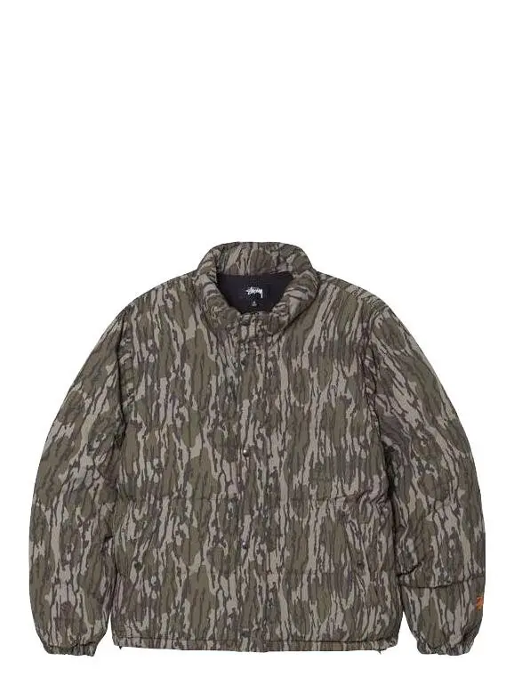 StÜssy Mossy Oak Down Puffer Jacket - Green